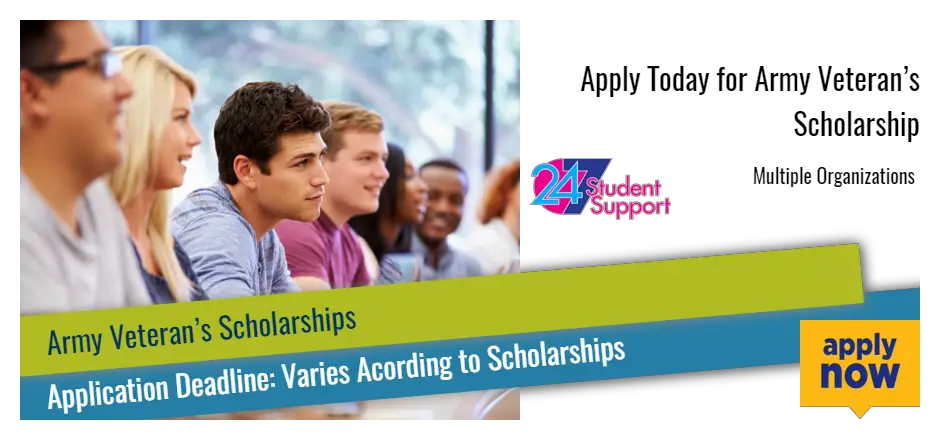 Apply Today for Army Veteran’s Scholarship - USA Scholarships 2025 ...