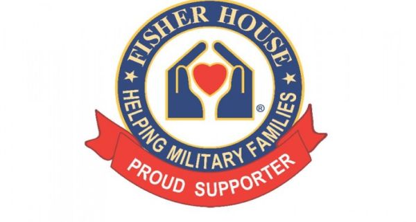 Fisher House logo with the text "Helping Military Families" around a ...